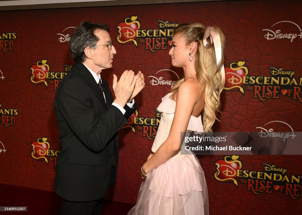 Gary Marsh And Ruby Rose Turner At The Descendants The Rise Of Red