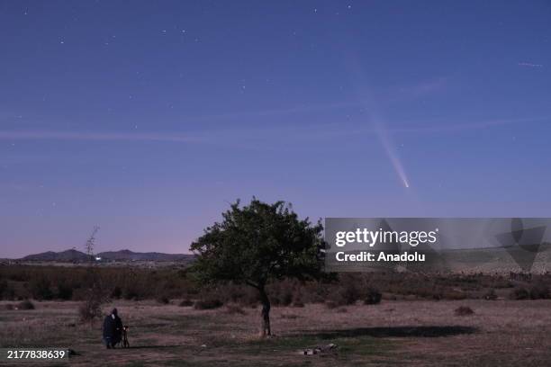 Comet Tsuchinshan-Atlas, the C/2023 A3 Tsuchinshan-Atlas comet, the ... Comet Tsuchinshan-Atlas, the C/2023 A3 Tsuchinshan-Atlas comet, the ...