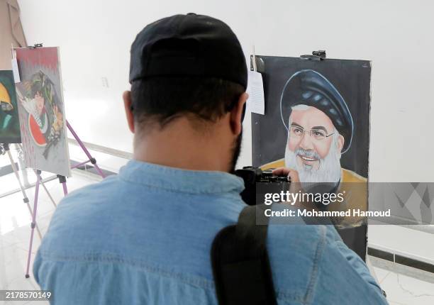 7240 Sayyid Hassan Nasrallah Photos And High Res Pictures Getty Images