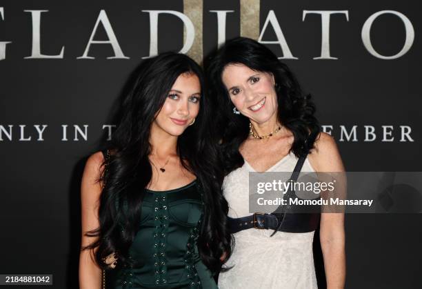Elliana Walmsley And Yolanda Walmsley Attend A Gladiator Ii X Meta News Photo Getty Images