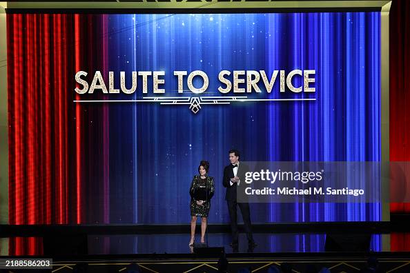 Rachel Campos Duffy And Will Cain Speak During The Fox Nations News