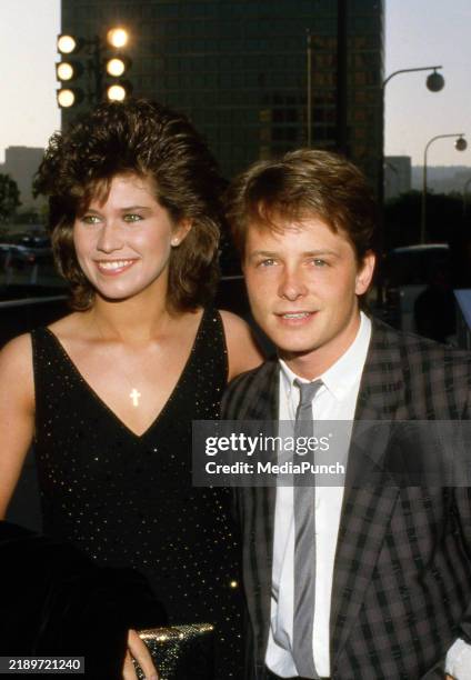 Michael J Fox And Nancy Mckeon Circa 1980s News Photo Getty Images
