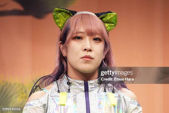 Azm Looks On During Womens Pro Wrestling Stardom Press Conference