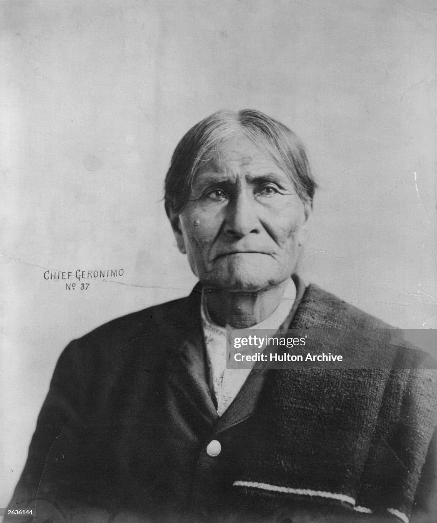 Native American Apache chief Geronimo . News Photo - Getty Images Native American Apache chief Geronimo . News Photo - Getty Images