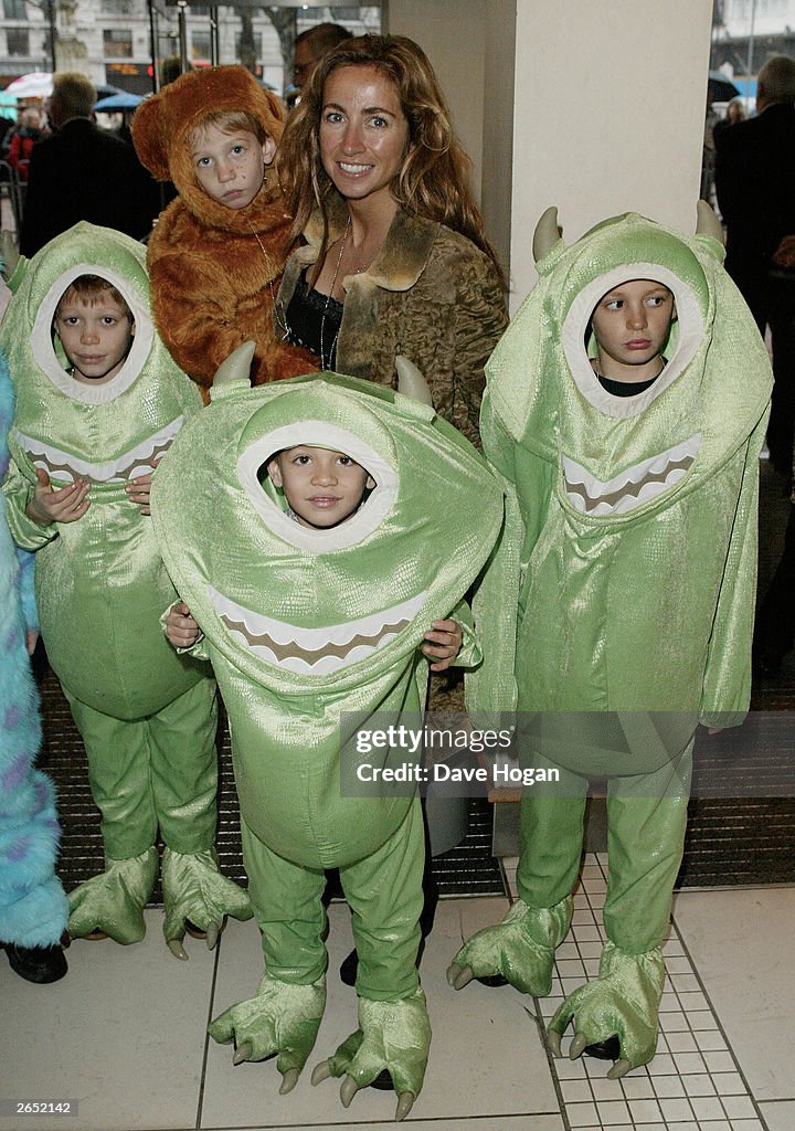 British wife of ex footballer Gary Lineker, Michelle and her children ... British wife of ex footballer Gary Lineker, Michelle and her children ...
