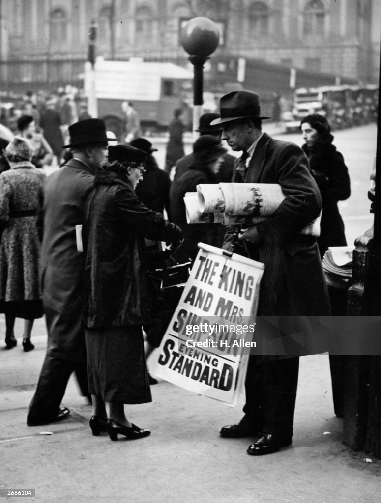 News Breaks Amongst The British Media Of King Edwards Affair With