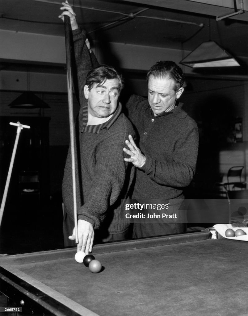 British Comedians Tony Hancock And Sid James Honing Their Snooker News Photo Getty Images