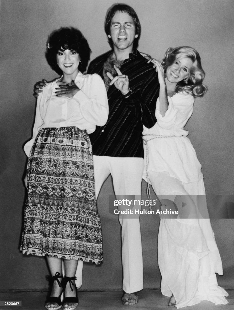American Actors Joyce Dewitt John Ritter And Suzanne Somers In A