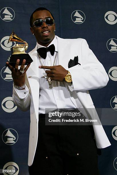 Us Grammys P Diddy Photos And Premium High Res Pictures Getty Images