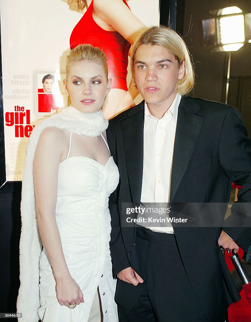 Actors Elisha Cuthbert And Emile Hirsch Arrive At The World Premiere