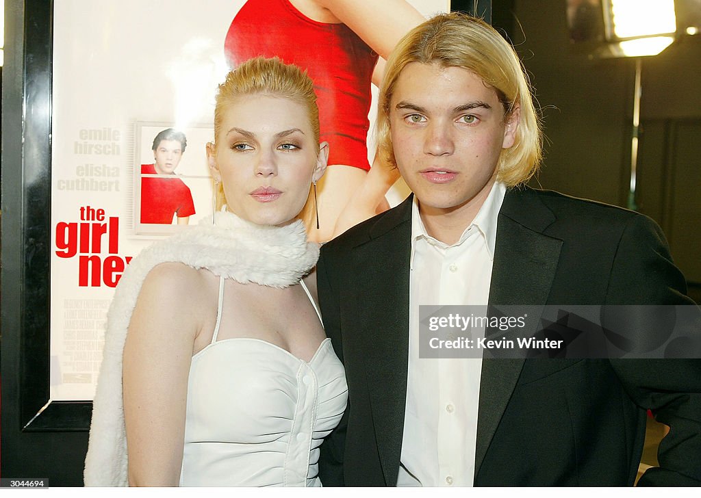 Actors Elisha Cuthbert And Emile Hirsch Arrive At The World Premiere