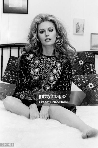 Portrait Of American Actress Marianna Hill Sitting On A Bed And News Photo Getty Images