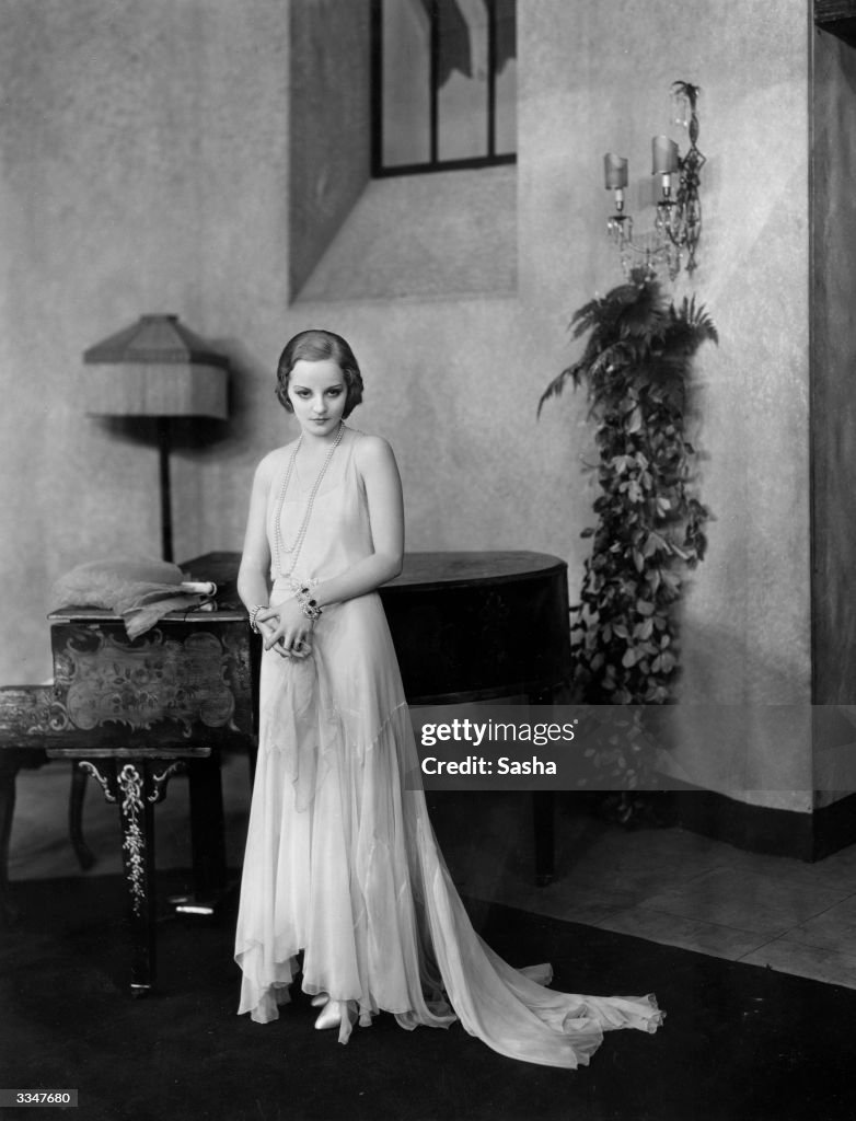 American Stage Film And Radio Actress Tallulah Bankhead In A Scene