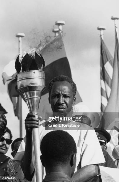 President Of Tanzania Julius Nyerere Photos And Premium High Res