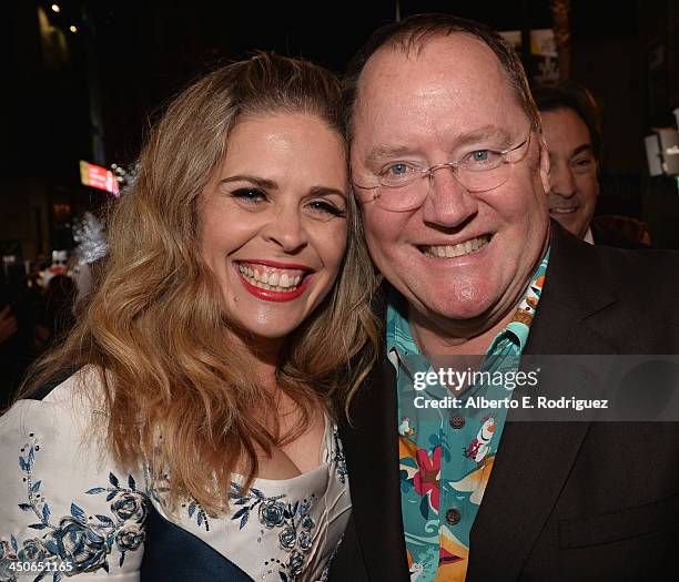 Jennifer Lee Frozen El Capitan Theatre In Los Angeles Photos And