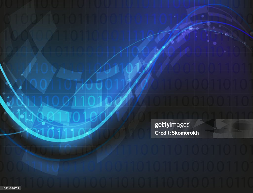 A Abstract Blue Binary Code Background High Res Vector Graphic Getty Images