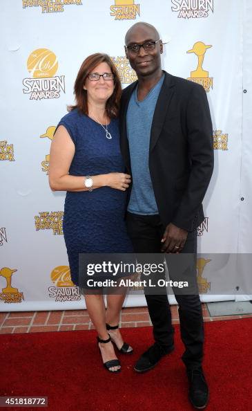 Actor Lance Reddick And Wife Stephanie Arrive For The 40th Annual