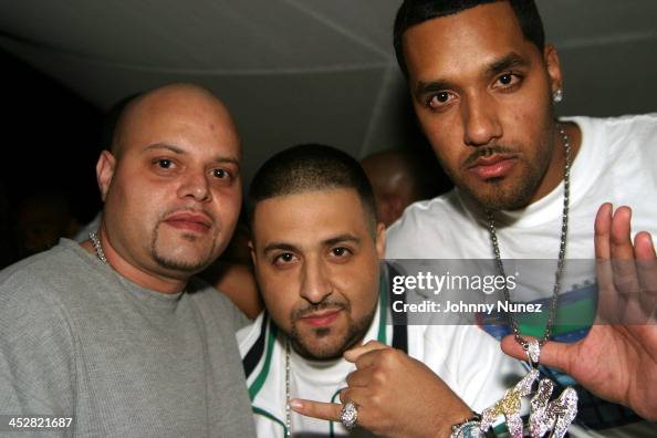 Raul Dj Khaled And E Of Terror Squad During Trinas Exotic Jungle