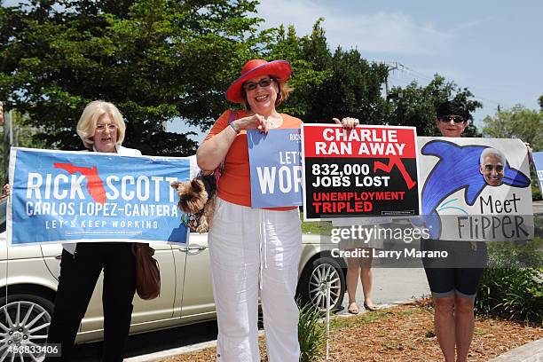 42 Charlie Crist Opens Campaign Office In Florida Photos And High Res