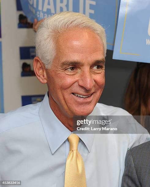 42 Charlie Crist Opens Campaign Office In Florida Photos And High Res