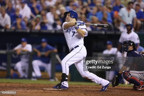 Josh Willingham Of The Kansas City Royals Hits Against The Minnesota
