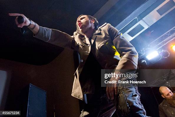 Singer Matt Walst Of The Canadian Band Three Days Grace Performs Live