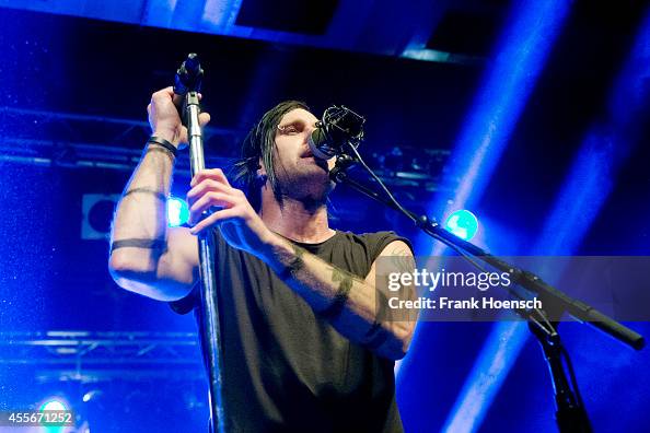 Singer Matt Walst Of The Canadian Band Three Days Grace Performs Live