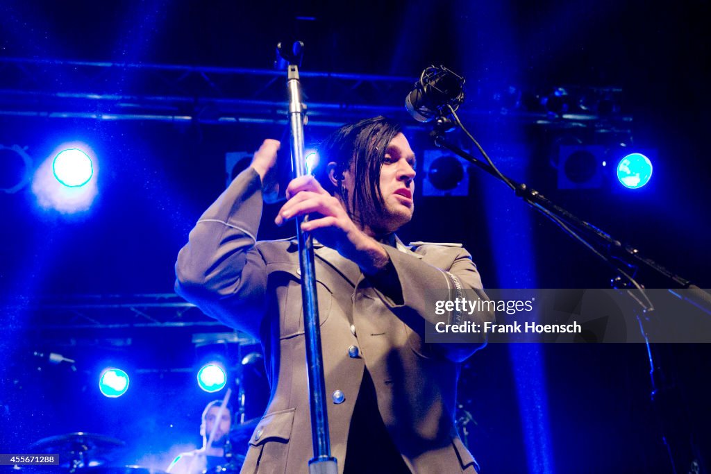 Singer Matt Walst Of The Canadian Band Three Days Grace Performs Live