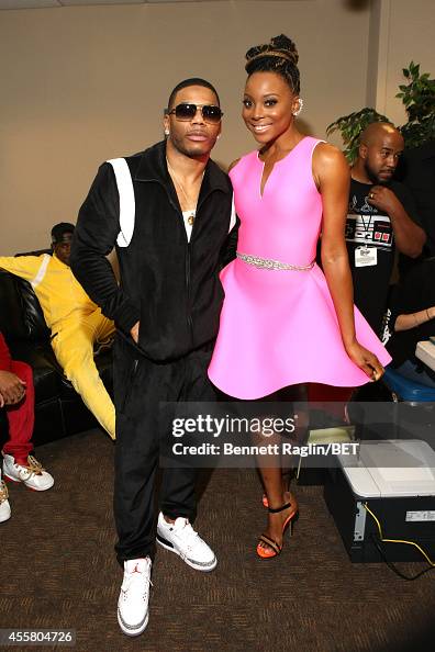 Rapper Nelly And Actress Erica Ash Attends The Bet Hip Hop Awards News Photo Getty Images