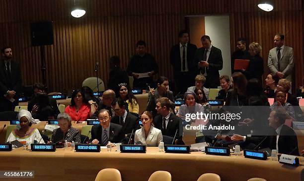 Emma Watson Un Women Goodwill Ambassador Photos And Premium High Res