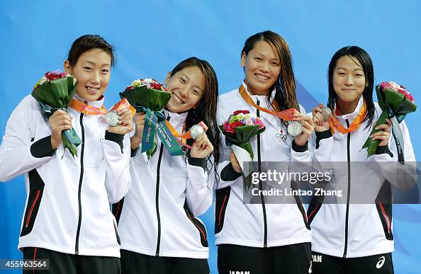 Silver Medalist Chihiro Igarashi Yasuko Miyamoto Yayoi Matsumoto