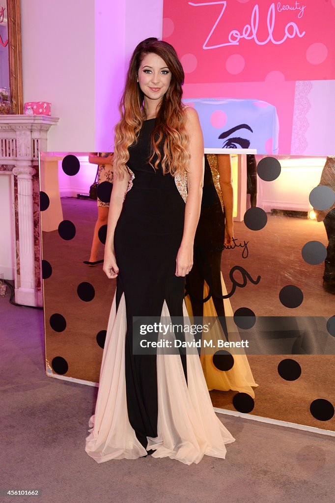 Zoe Sugg Aka Zoella Attends The Launch Of Her Debut Beauty Collection