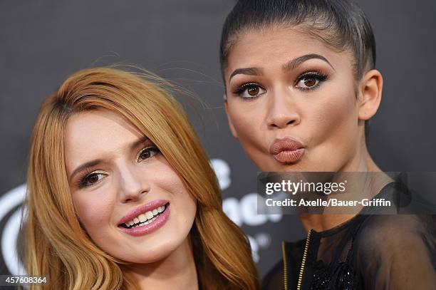 Zendaya Bella Thorne Photos And Premium High Res Pictures Getty Images