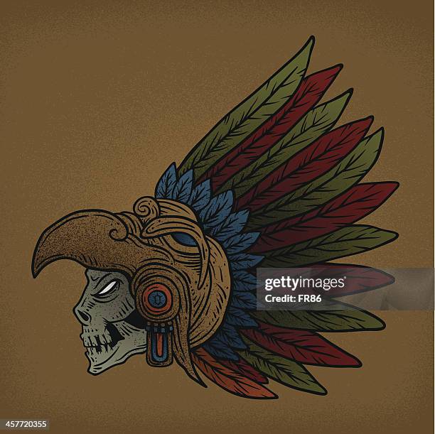 Aztec Warrior Art Foto E Immagini Stock Getty Images