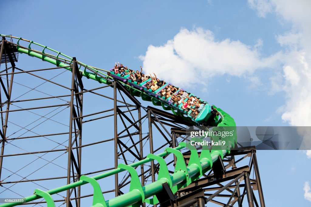 People Riding Rollercoaster High-Res Stock Photo - Getty Images People Riding Rollercoaster High-Res Stock Photo - Getty Images