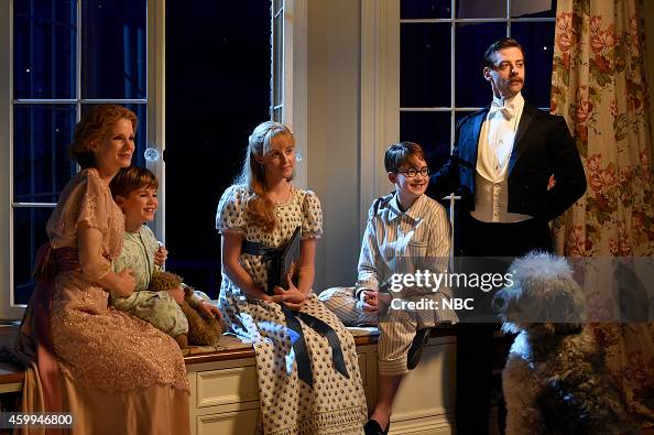 Kelli O'Hara as Mrs. Darling, John Allyn as Michael Darling, Taylor ... Kelli O'Hara as Mrs. Darling, John Allyn as Michael Darling, Taylor ...