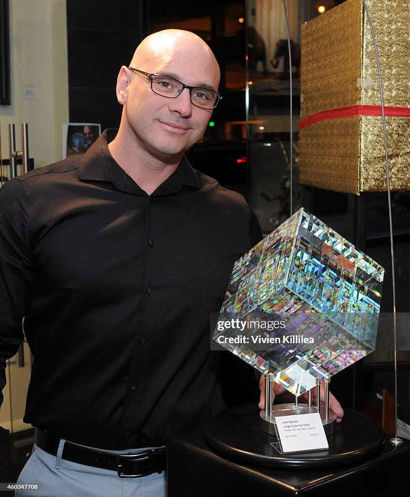 Glass Sculptor Jack Storms Attends Jack Storms Fine Art As Seen In News Photo Getty Images