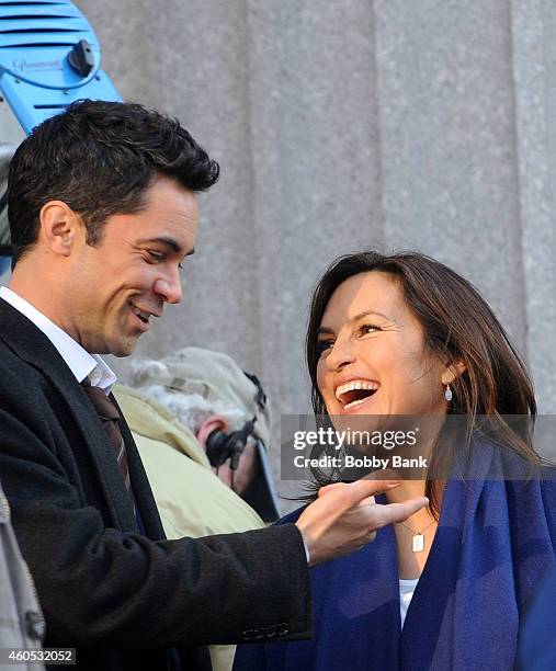 Mariska Hargitay Danny Pino Photos And Premium High Res Pictures