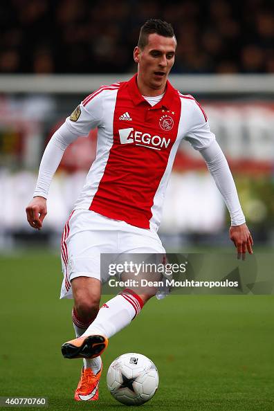 Arkadiusz Milik of Ajax in action during the Dutch Eredivisie match ... Arkadiusz Milik of Ajax in action during the Dutch Eredivisie match ...
