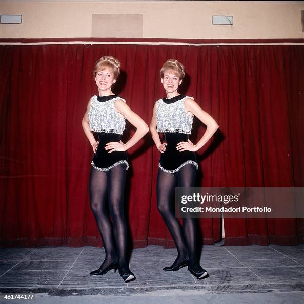 A Dance Step Of Alice E Ellen Kessler Smiling And Wearing Costumes