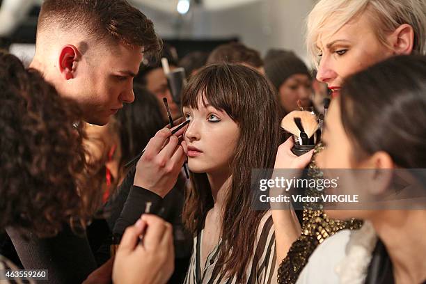 Rebecca Minkoff Backstage Mercedes Benz Fashion Week Fall 2015 Photos