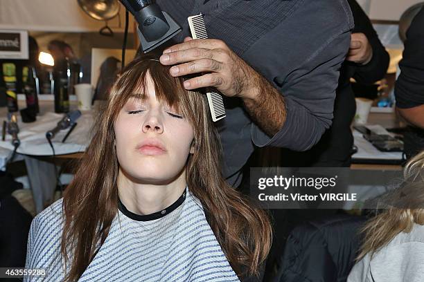 Rebecca Minkoff Backstage Mercedes Benz Fashion Week Fall 2015 Photos