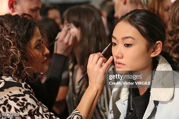 Rebecca Minkoff Backstage Mercedes Benz Fashion Week Fall 2015 Photos