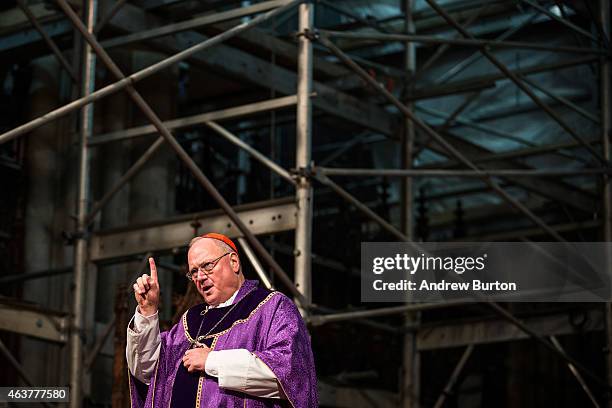 New Yorks Cardinal Timothy Dolan Celebrates Ash Wednesday Mass Photos