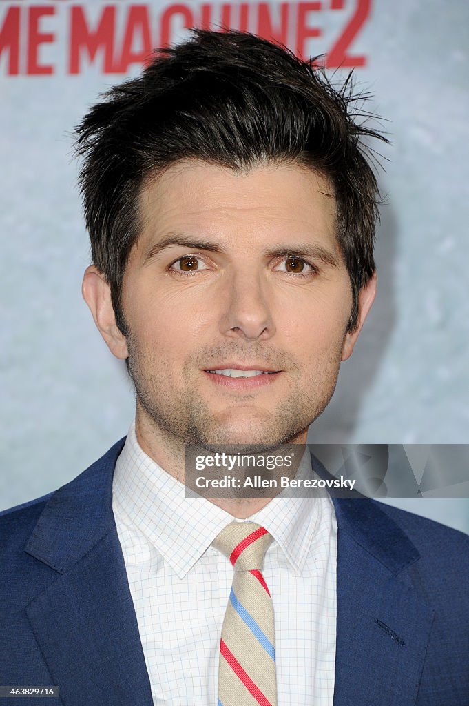 Actor Adam Scott Arrives At The Los Angeles Premiere Of Hot Tub Time News Photo Getty Images