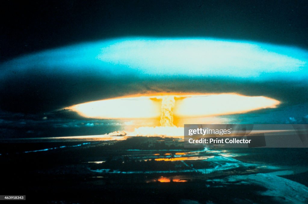 150 Megaton Thermonuclear Explosion Bikini Atoll 1 March 1954 The