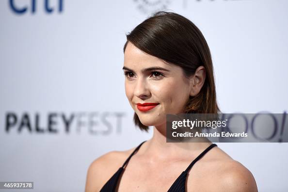 Actress Shelley Hennig arrives at The Paley Center For Media's 32nd ... Actress Shelley Hennig arrives at The Paley Center For Media's 32nd ...