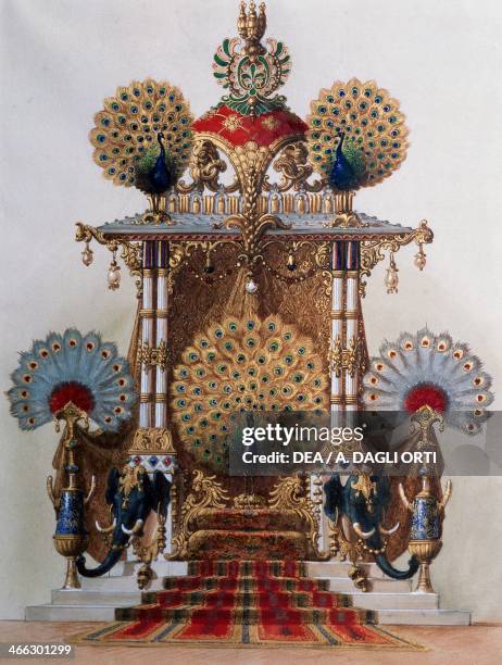 Peacock Throne Photos And Premium High Res Pictures Getty Images