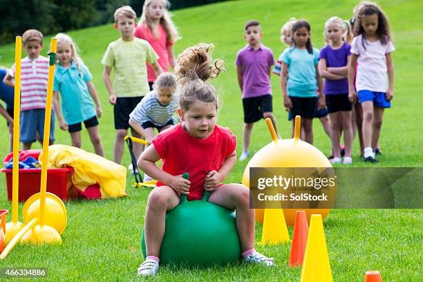 Space Hopper Race Photos And Premium High Res Pictures Getty Images