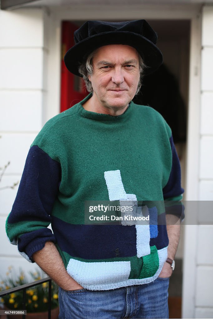 Top Gear presenter James May poses for a photograph outside his home ... Top Gear presenter James May poses for a photograph outside his home ...
